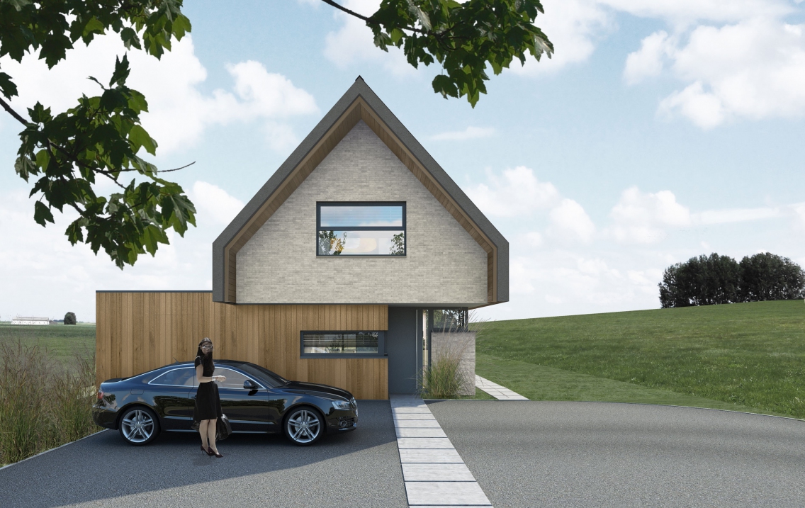 Eigentijds woonhuis in de polders rondom Zuidland - HDK-Architecten
